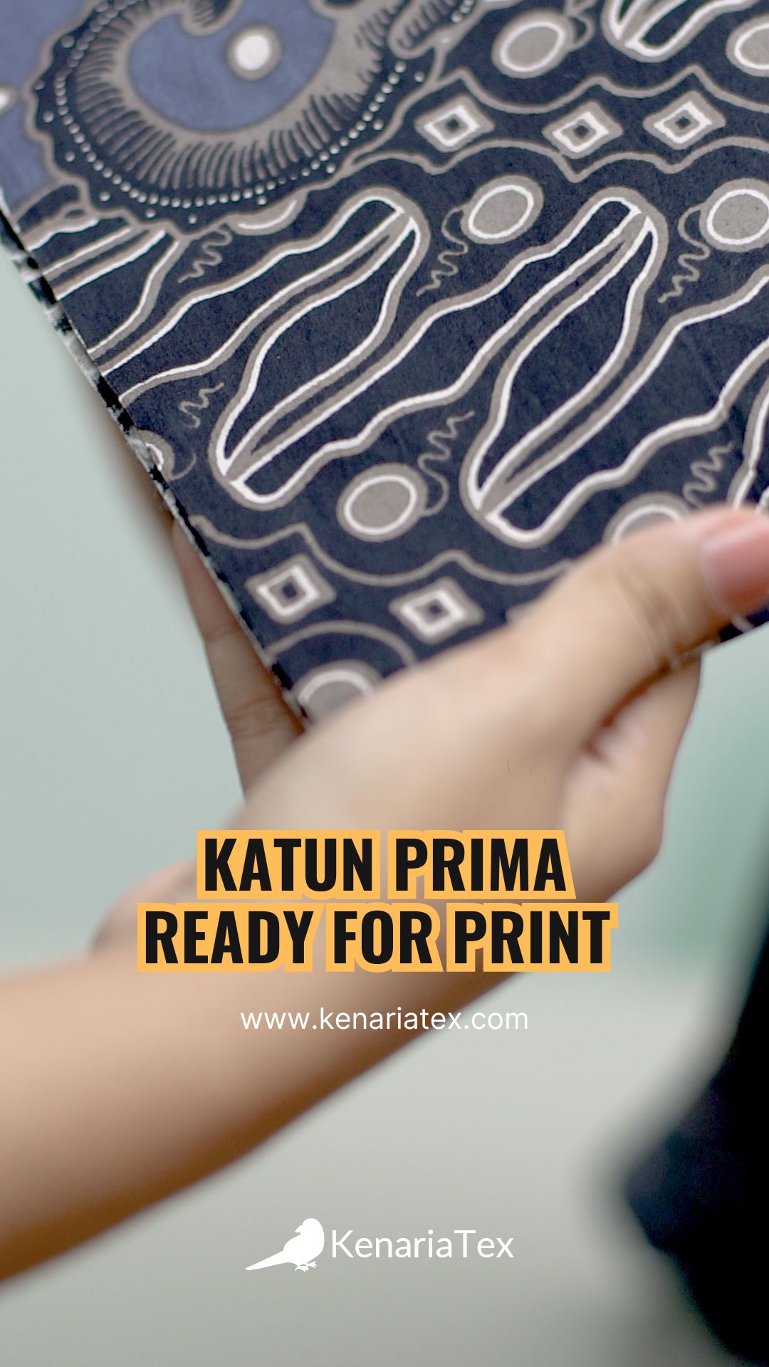 Kain KATUN PRIMA READY-FOR-PRINT untuk Batik - KenariaTex